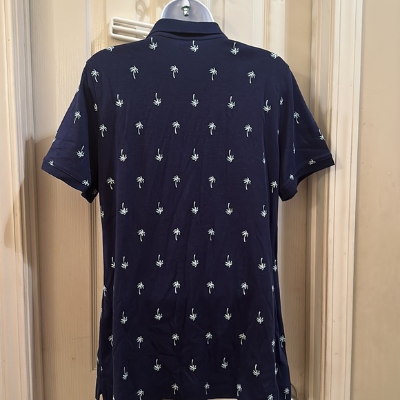 Kim Rogers | Tops | Palm Tree Polo Shirt | Poshmark